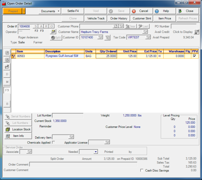 How to Apply Prepaids to Orders