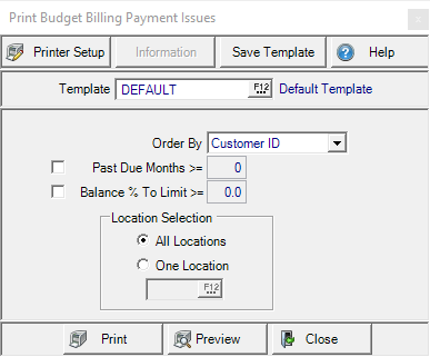 Budget Billing Payment Issues
